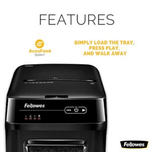 Fellowes 4656201 Automax 200m Auto Feed Shredder 200 Sheet Capacity Black