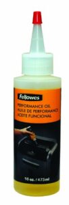 fellowes powershred performance shredder oil, 16 oz. extended nozzle bottle (3525010)