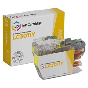 ld compatible ink cartridge replacement for brother lc3011y (yellow)