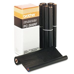 brother pc304rf pc304rf thermal transfer refill rolls, 4/bx