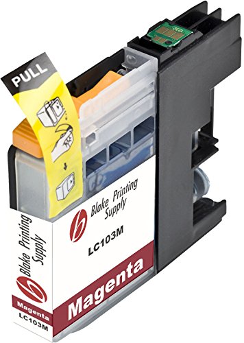 Blake Printing Supply Compatible Ink Cartridge Replacement for Brother LC101, LC103 (Black, Cyan, Magenta, Yellow, 22-Pack)