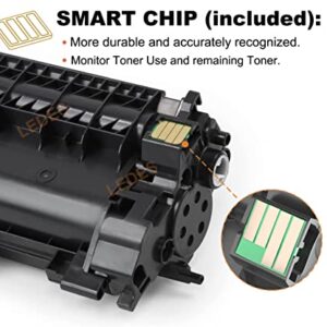 2 Pack TN760 TN730 High Yield Toner Cartridge Replacement with Smart Chip for Brother Compatible with MFC-2710DW HL-L2395DW DCP-L2550DW HL-L2370DW HL-L2690DW HL-L2390DW MFC-L2750DW,Black