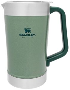 stanley 10-10341-001 the stay-chill classic pitcher hammertone green 64oz / 1.89l