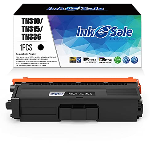 INK E-SALE Compatible Toner Cartridge Replacement for Brother TN336 TN315 TN310 TN331(Black, 1-Pack), for use with Brother HL-L8350CDW HL-4150CDN MFC-L8850CDW MFC-9970CDW MFC-L8600CDW Printer