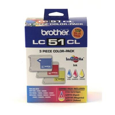 Brother International Color Ink Cartridge 3 Pack