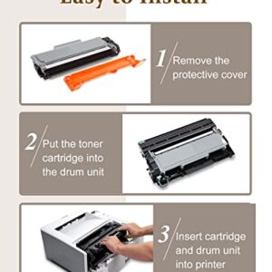 XZMHX TN660 TN630 TN-660 TN-630 Replacement Toner Cartridge Compatible for Brother MFC-L2700DW MFC-L2720DW MFC-L2740DW HL-L2300D HL-L2340DW HL-L2380DW DCP-L2540DW Printer (4 Pack)