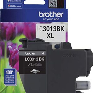 Brother Genuine LC3013BK, LC30133PKS High Yield Black, Cyan, Magenta and Yellow Ink Cartridge Set, LC3013