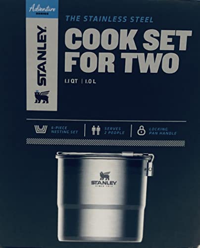 Stanley 10-09997-001 The Cook Set for Two Stainless Steel 1.1QT / 1.0L