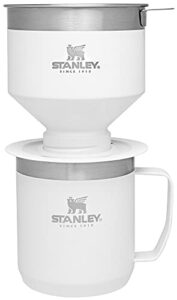 stanley the camp pour over coffee set, polar, 1 set (20oz/12oz)