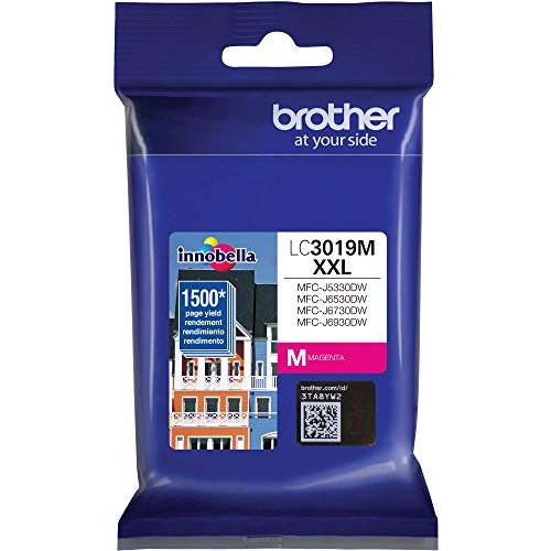 Brother Super High Yield Ink Cartridge Magenta 1 Pack LC3019M