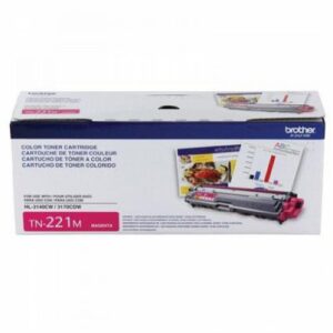 brother genuine tn221m magenta toner cartridge