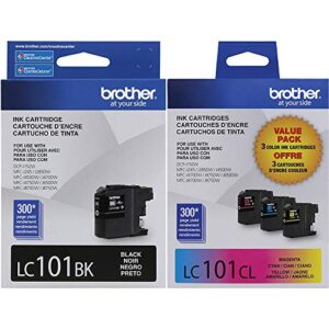 brother mfc-j650dw standard yield ink cartridge set