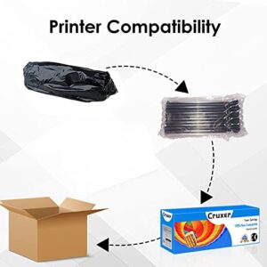 Cruxer Compatible Toner Cartridge Replacement for Brother TN360 TN-360 TN330 Used for MFC-7840W MFC-7340 MFC-7440N DCP-7040 DCP-7030 HL-2140 HL-2150N Printer (Black, 4-Pack)