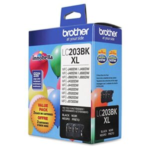 brother mfc-j5620dw black original ink high yield (550 yield) – 2/pk