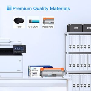 LxTek Compatible Toner Cartridge Replacement for Brother TN-450 TN450 TN420 to compatible with MFC-7360N DCP-7065DN IntelliFax 2840 2940 MFC-7860DW MFC-7460DN HL-2270DW MFC7240 Printer (Black, 4 Pack)