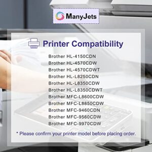 ManyJets TN315 TN336 Compatible Toner Cartridge Replacement for Brother TN315 TN310 TN336 TN331 Use for Brother MFC-9970CDW HL-4150CDN HL-L8250CDN MFC-9460CDN MFC-L8850CDW MFC-9560CDW (Black,2-Pack)