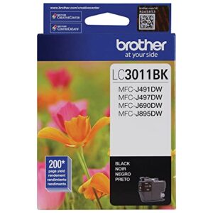 brother® lc3011 black ink cartridge, lc3011bks