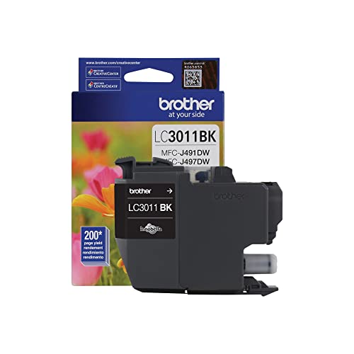 Brother® LC3011 Black Ink Cartridge, LC3011BKS