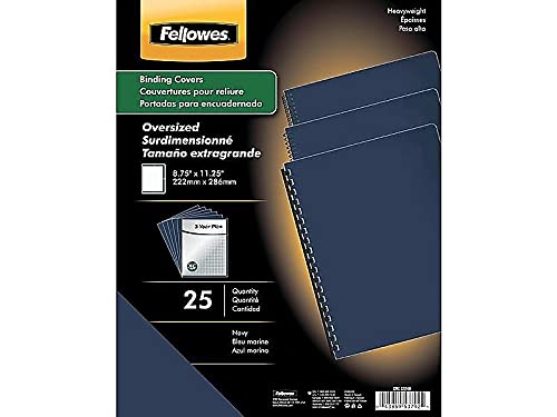 Fellowes 5225301 Thermal Covers, 1/16-Inch, 2-15 Sht Cap, 10/Pk, Clear/Black