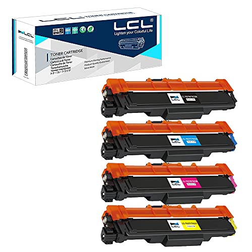 LCL Compatible Toner Cartridge Replacement for Brother TN227 TN-227 TN227BK TN227C TN227M TN227Y HL-L3210CW HL-L3230CDW HL-L3270CDW HL-L3290CDW (4-Pack KCMY)