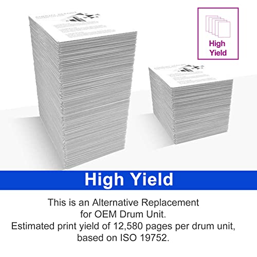 Compatible Drum Unit Replacement for Brother DR-630 DR630 DR660 DR 660 with Long Life OPC (1 Pack Drum Unit ONLY, NOT Toner)