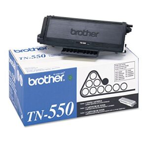 brother tn550 original toner cartridge, black – in retail packaging