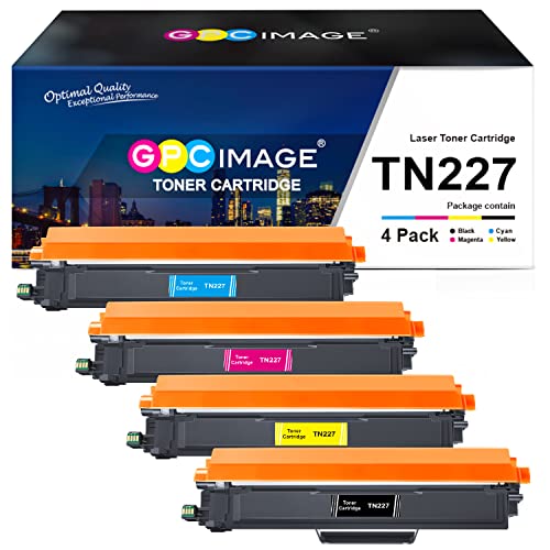 GPC Image TN227 Compatible Toner Cartridge Replacement for Brother TN227 TN-227 TN227BK TN223 Compatible with MFC-L3750CDW HL-L3210CW HL-L3290CDW HL-L3270CDW HL-L3230CDW MFC-L3710CW MFC-L3770CDW