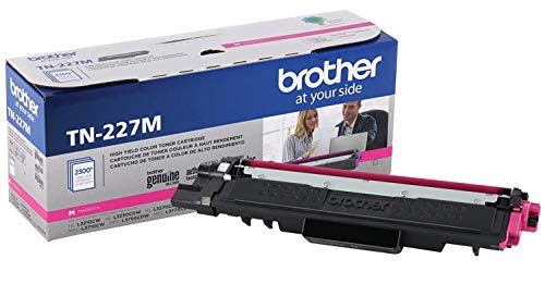 Brother TN227 4 High Yield Color Toner Set (BK/C/M/Y) (1) TN227BK, (1) TN227C, (1) TN227M, (1) TN227Y