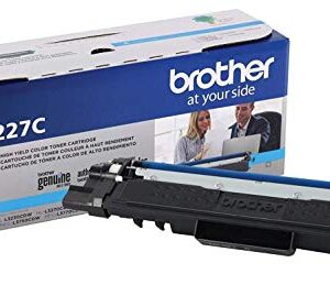 Brother TN227 4 High Yield Color Toner Set (BK/C/M/Y) (1) TN227BK, (1) TN227C, (1) TN227M, (1) TN227Y