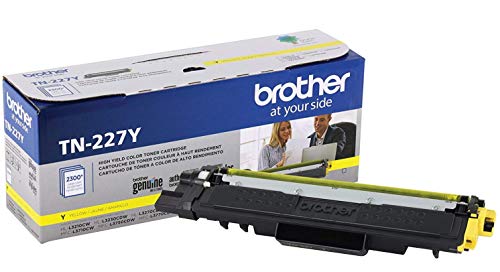 Brother TN227 4 High Yield Color Toner Set (BK/C/M/Y) (1) TN227BK, (1) TN227C, (1) TN227M, (1) TN227Y