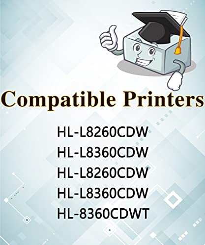 MM MUCH & MORE Compatible Toner Cartridge Replacement for Brother TN433 TN-433 TN433BK Used in HL L8260CDW L8360CDW L8360CDWT DCP L8410CDW L8610CDW L8690CDW L8900CDW Printers (1-Pack, Black)