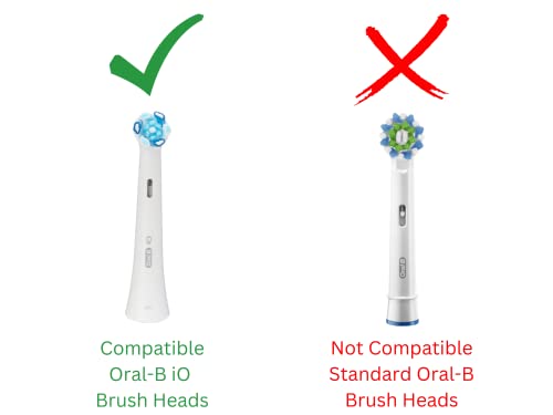 HOYT DESIGN for Oral-B iO Countertop Electric Toothbrush Brush Head Holder (Only Compatible with iO Series Heads)