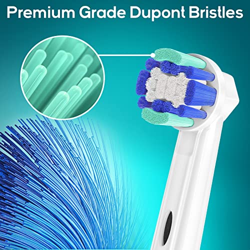 Aoremon Toothbrush Heads Compatible with Oral B Braun Electric Toothbrush Precision Clean Cross Action Pro GumCare 7000 1000 3000 5000 9600, 12 Pack