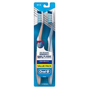 oral-b pro-health all-in-one 40 s (soft) crossaction bristles toothbrush, (twin pack)