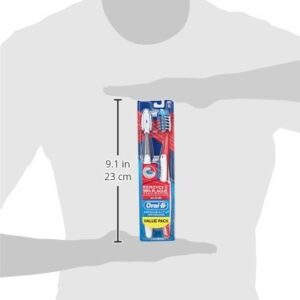 Oral-B Pro-Health All-In-One 40 S (Soft) CrossAction Bristles Toothbrush, (Twin Pack)