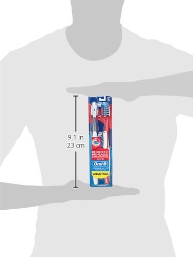 Oral-B Pro-Health All-In-One 40 S (Soft) CrossAction Bristles Toothbrush, (Twin Pack)