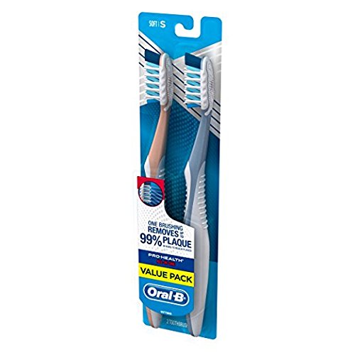 Oral-B Pro-Health All-In-One 40 S (Soft) CrossAction Bristles Toothbrush, (Twin Pack)