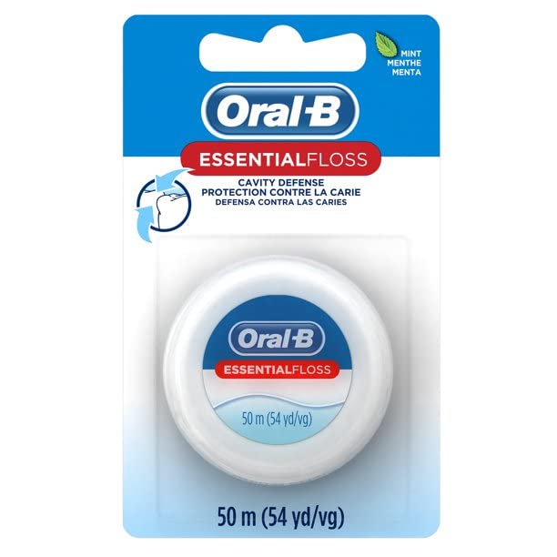 Oral-B Essential Dental Floss Waxed - each, Pack of 5