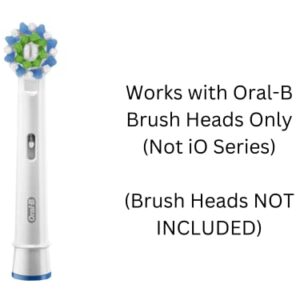 HOYT DESIGN for Oral-B Countertop Electric Toothbrush Replacement Brush Head Holder Organizer Stand