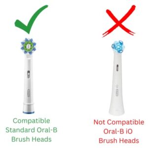 HOYT DESIGN for Oral-B Countertop Electric Toothbrush Replacement Brush Head Holder Organizer Stand