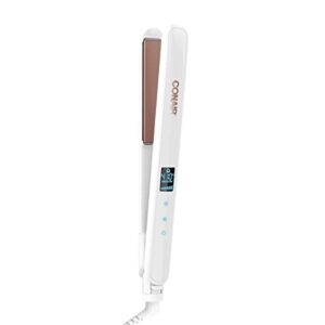 conair double ceramic flat iron, 1-inch digital flat iron