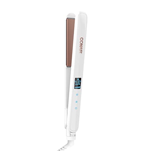 Conair Double Ceramic Flat Iron, 1-inch Digital Flat Iron