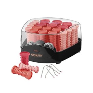 conair compact multi-size hot rollers, coral