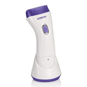 conair ladies dual foil rechargeable wet/dry shaver with pop-up trimmer