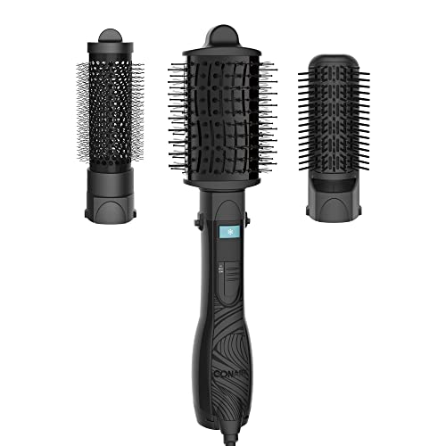 Conair The Curl Collective 3-in-1 Blowout Kit, 3 Interchangeable Brush Attachments to Create Your Perfect Blowout