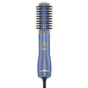 Conair Nano Titanium Ceramic Frizz Defense 1½” (38 mm) Compact Lightweight Hot Air Styling Curl, Straighten, Waver Brush - BC850