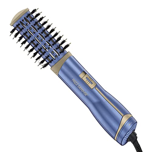 Conair Nano Titanium Ceramic Frizz Defense 1½” (38 mm) Compact Lightweight Hot Air Styling Curl, Straighten, Waver Brush - BC850