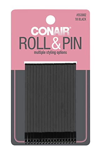 Conair Roller Pins, Black, 1.6 Oz