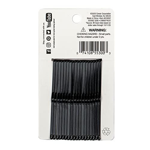 Conair Roller Pins, Black, 1.6 Oz