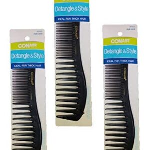 Conair Styling Essentials Wide-Tooth Lift Comb 1 ea (Pack of 3)